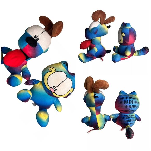 Garfield | Toys | Nickelodeon Garfield Odie Plush Rainbow Gradient Tie ...